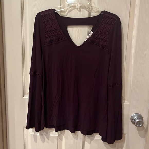 Hippie Rose | Tops | Hippie Rose Burgundy Tunic Medium | Poshmark